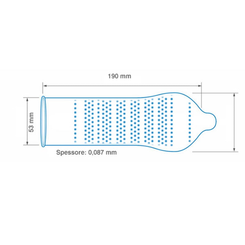 Prezervative cu striatii CONTROL XTRA DOTS, 1 cutie x 12 buc– Intimax - hipermarket adult