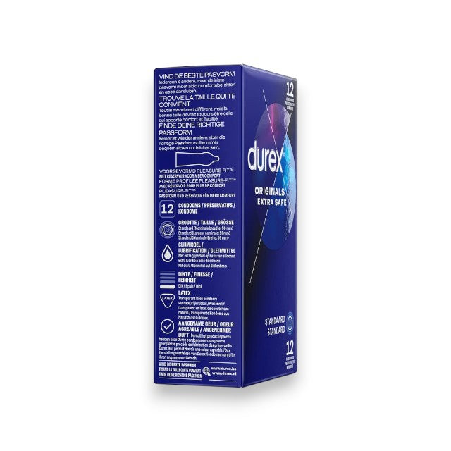 Prezervative clasice Durex Originals Extra Safe, lubrifiate si reziste ...