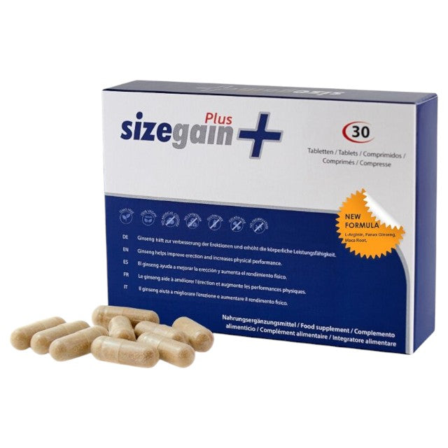 Capsule SIZEGAIN Plus, pentru potență și mărirea penisului în lungime ...