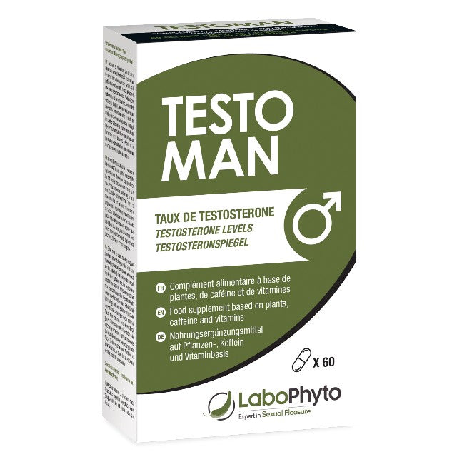 Capsule TESTOMAN Testosterone, LaboPhyto, pentru erectii puternice si ...