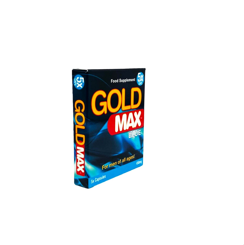 Capsule Gold MAX Blue, pentru potenta, erectii puternice si stimularea ...
